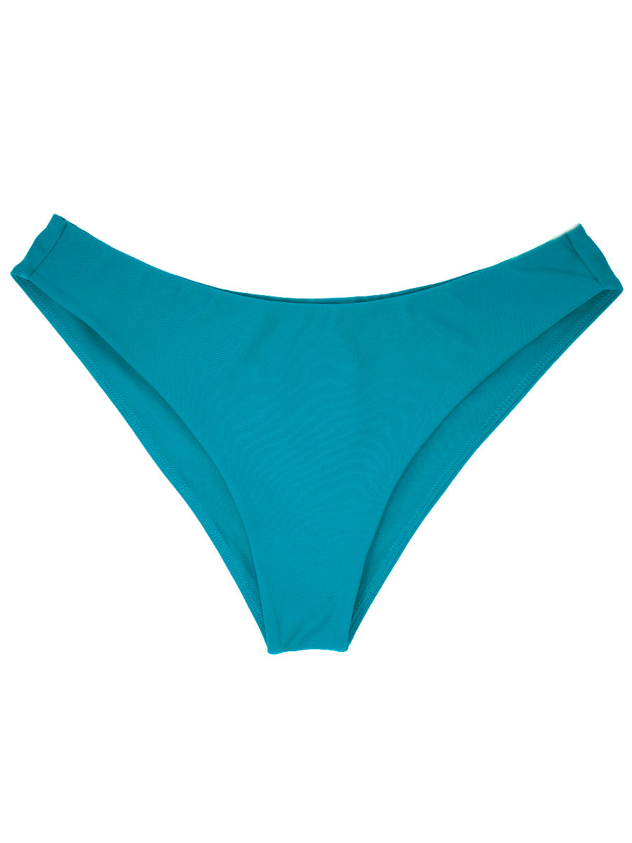 Laguna Blue Moderate Coverage Bikini Bottoms – High Cut | Serei Swim